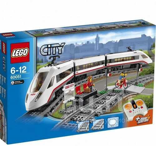 Lego city поезд 60051