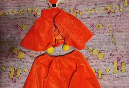 Новогодний костюм для девочки лиса