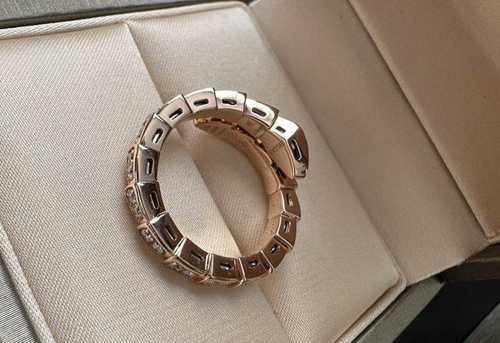 Золотое кольцо bulgari serpenti