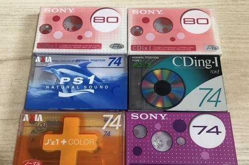 Редкие и красивые кассеты 80 и 74 минуты Япония