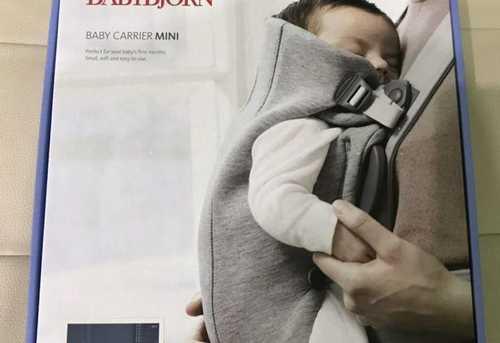 Рюкзак-кенгуру babybjorn mini cotton