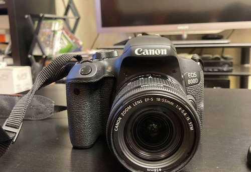 Зеркальный фотоаппарат Canon EOS 800D