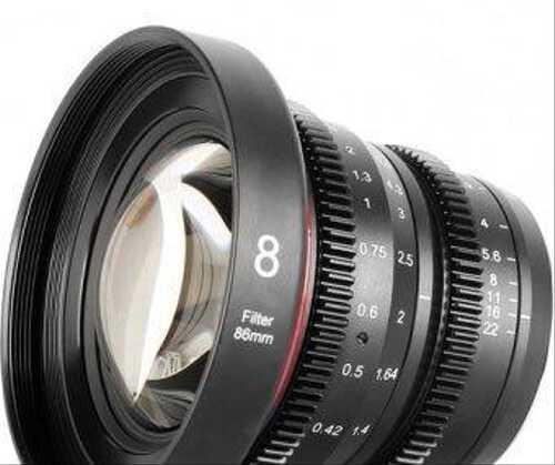 Объектив Meike 8mm T2.9 Cinema Lens MFT Mount