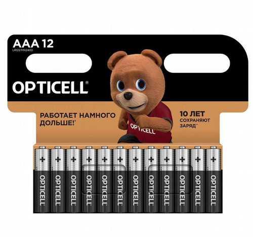 Батарейки Opticell ааa Basic, 12 шт