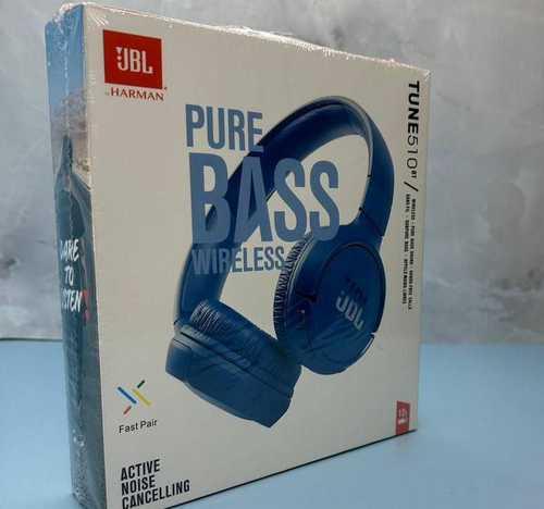 Беспроводные наушники jbl tune 510bt синие