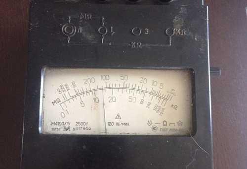 Мегаомметр М4100/5