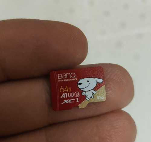 Карта памяти banq U1Pro MicroSD 64 Гб