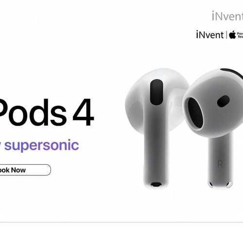 Apple AirPods 4 c активным шумоподавлением