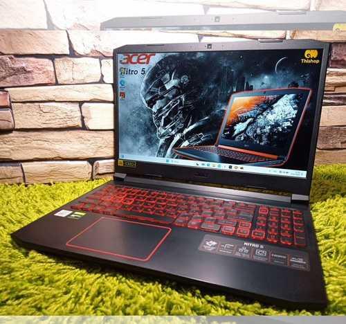 Игровой Acer Nitro Core i7-10750 16Gb SSD GTX 1650