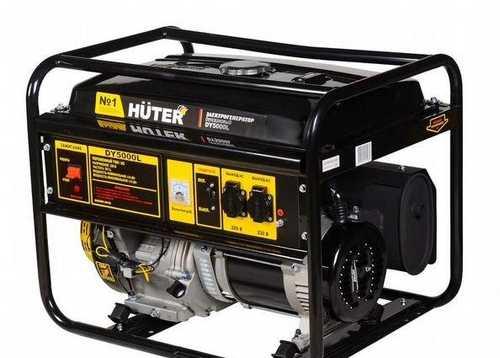 Электрогенератор бензиновый "huter" DY5000L (4000
