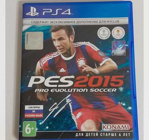 PS4 Pro Evolution Soccer (PES 2015) русские субтит