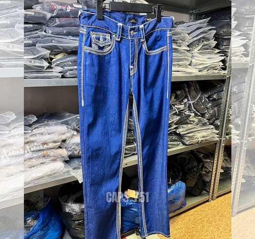 Джинсы true religion синие
