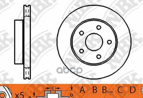 Диск тормозной lexus IS 2.5 2013 - toyota CRO