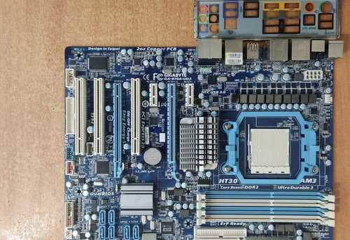 Мат. плата: Gigabyte GA-870A-UD3 AM3 ddr3 x4