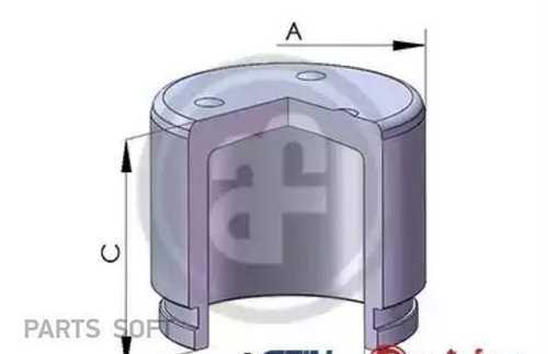 Autofren D025387 Поршень тормозного суппорта перед