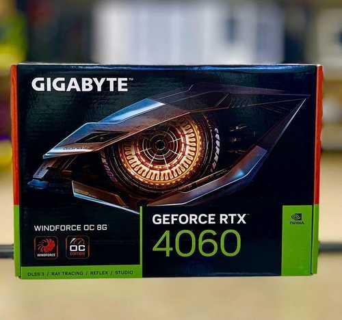 Видеокарта gigabyte geforce RTX 4060 OC 8G