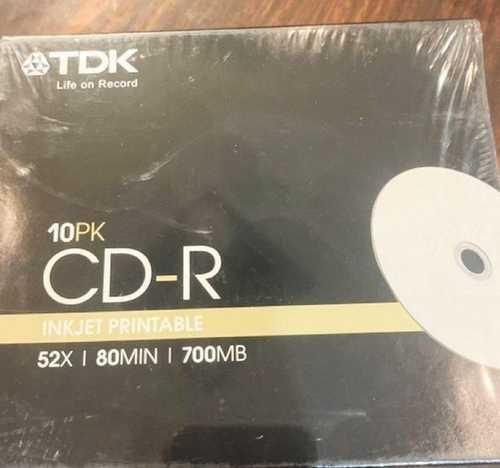 10 дисков CD-R 52X 80min 700MB