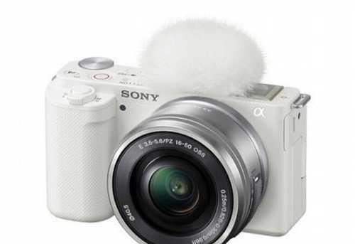 Фотоаппарат Sony ZV-E10 Kit 16-50mm white Новый