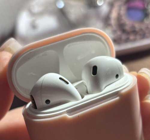 Беспроводные наушники apple airpods 2