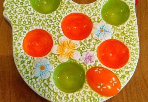 Новая пасхальная тарелка под яйца