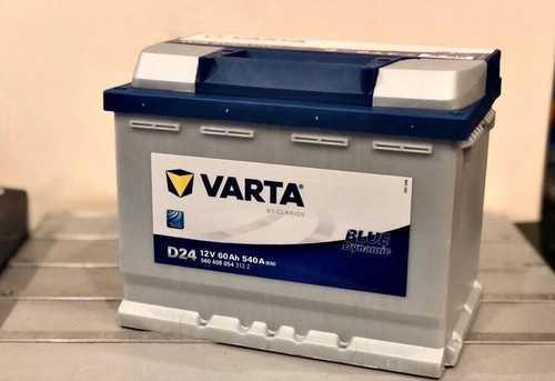 Аккумулятор varta 60 Ач (обр.пол.)