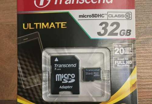 Карта памяти Transcend Ultimate 32 гб