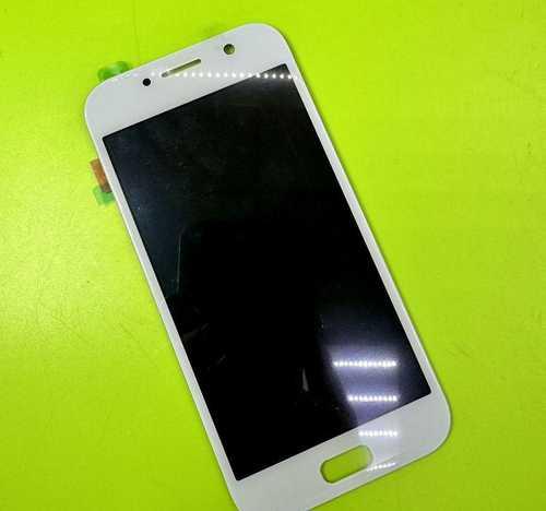 Дисплей для Samsung A520F в сборе Синий - amoled