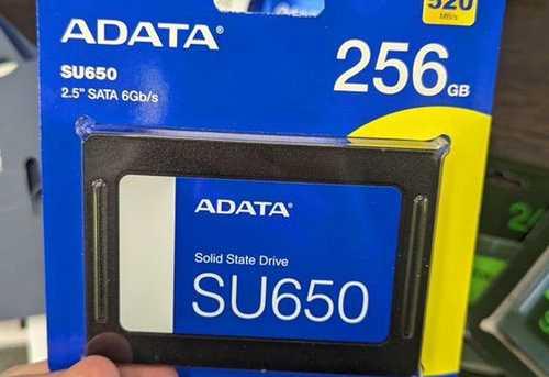 SSD Adata SU650 256 Gb гарантия 3 года 2.5 SATA
