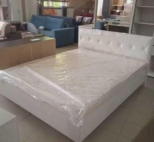 Кровать «Кимберли» 160х200, с мягким изголовьем