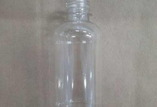 Бутылка пластиковая 250 мл, прозрачная, с