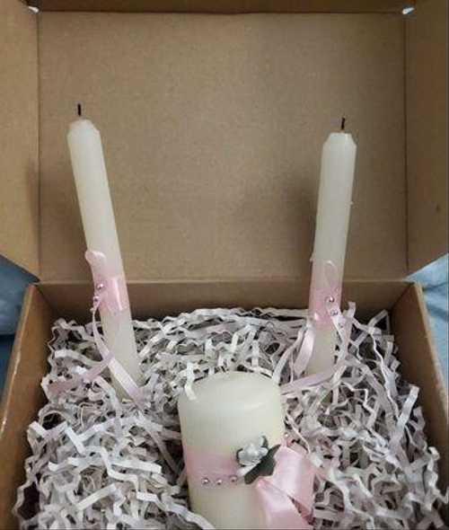 Комплект свадебных свечей "Домашний очаг"