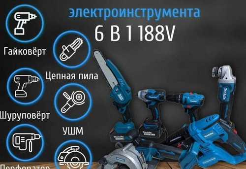 Набор инструментов 6 в 1 аккумуляторный makita