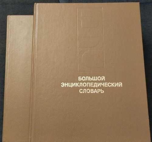 Большой энциклопедический словарь(1991) в 2 томах