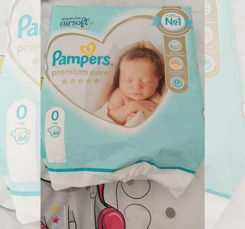 Подгузники pampers 0