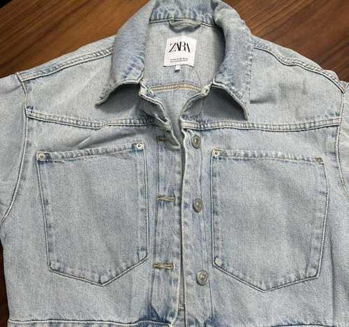 Джинсовая куртка zara