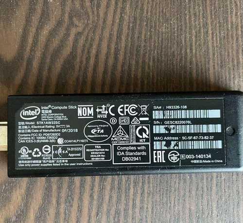 Intel Compute Stick STK1A32SC