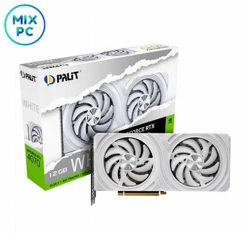 Видеокарта RTX4070 12GB Palit Dual White NED407001