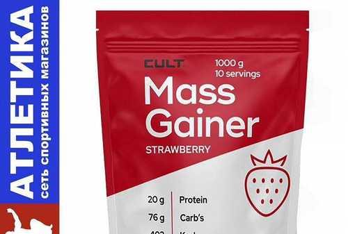 Гейнер Pure Mass Gainer 1кг. клубника