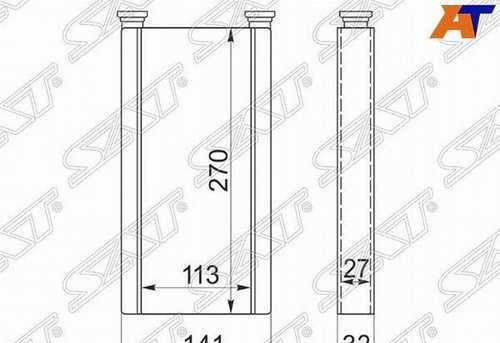 Радиатор отопителя салона lexus RX300