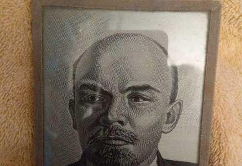 Портрет Ленина на Китайском шелке