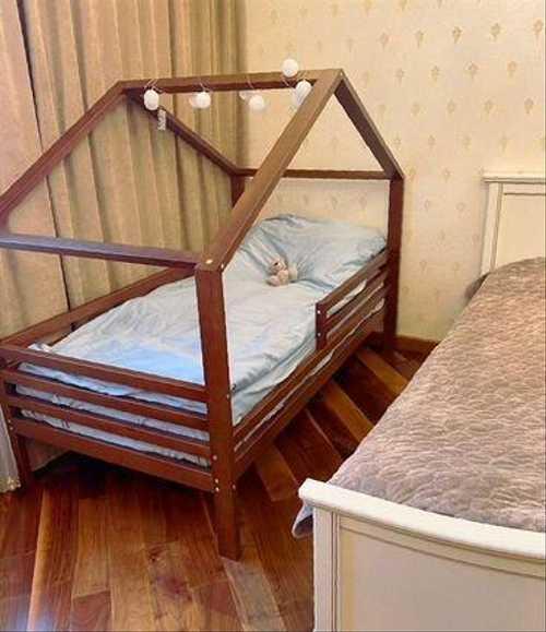 Новая детская кровать домик