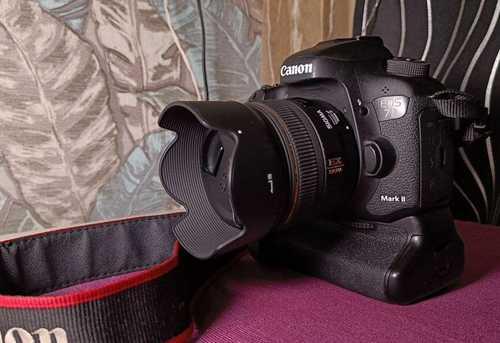 Canon 7D mark ll + Sigma 30/1.4 + батблок BG-E16