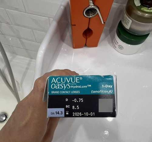 Одноразовые новые Линзы acuvue oasys - 0,75