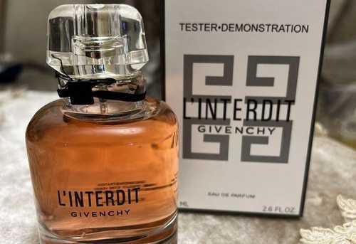 Духи givenchy l interdit тестер оригинал