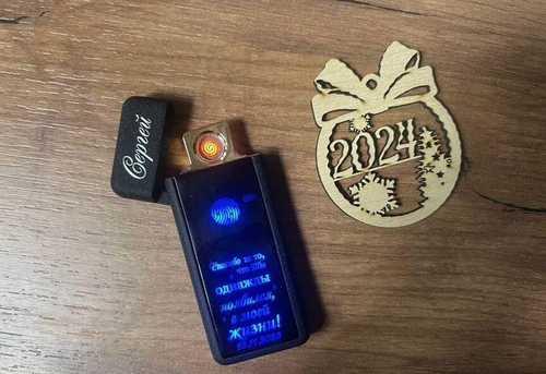 USB Зажигалка с гравировкой с неоновой надписью