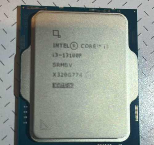 Процессор intel core i3 13100f новый