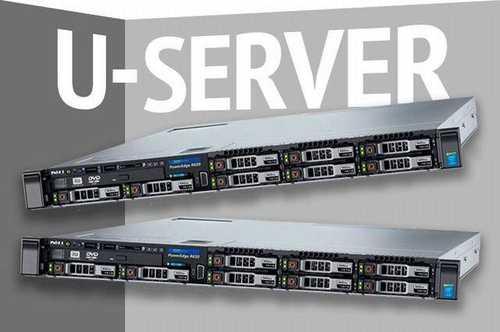 R630 8SFF 2x2643v3 64Gb H730p 2x750W, Сервер Dell