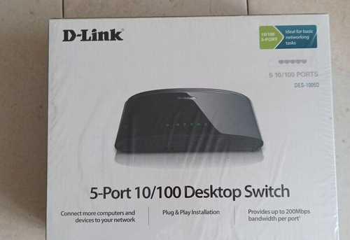 D-Link 5-Port 10/100 Desktop Switch