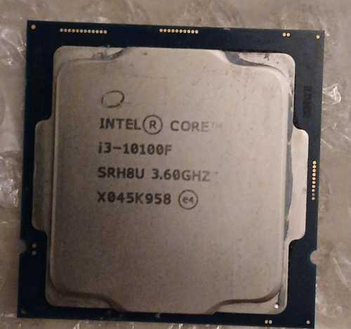 Процессор intel core i3 10100f