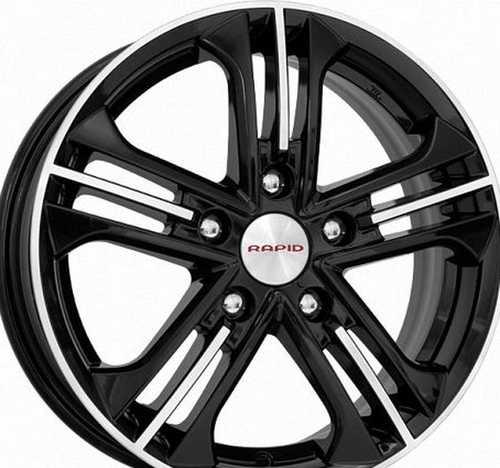 R15 5x100 6J ET43 57,1 K&K Trinity-оригинал (кс615) алмаз черный